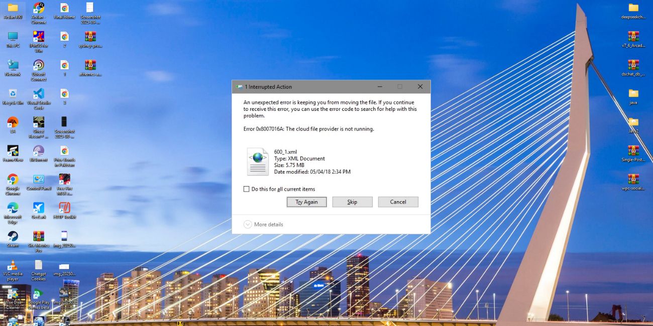 How to Fix OneDrive Error 0x8007016A on Windows?