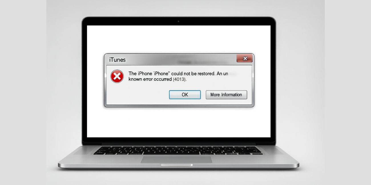 How to Fix iPhone Error 4013 in Finder or iTunes? Step-by-Step